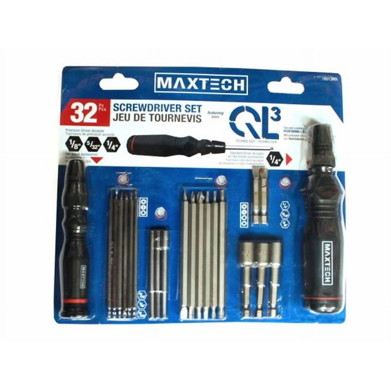 Maxtech 32-Piece Screwdriver Set - Professional Tool Kit