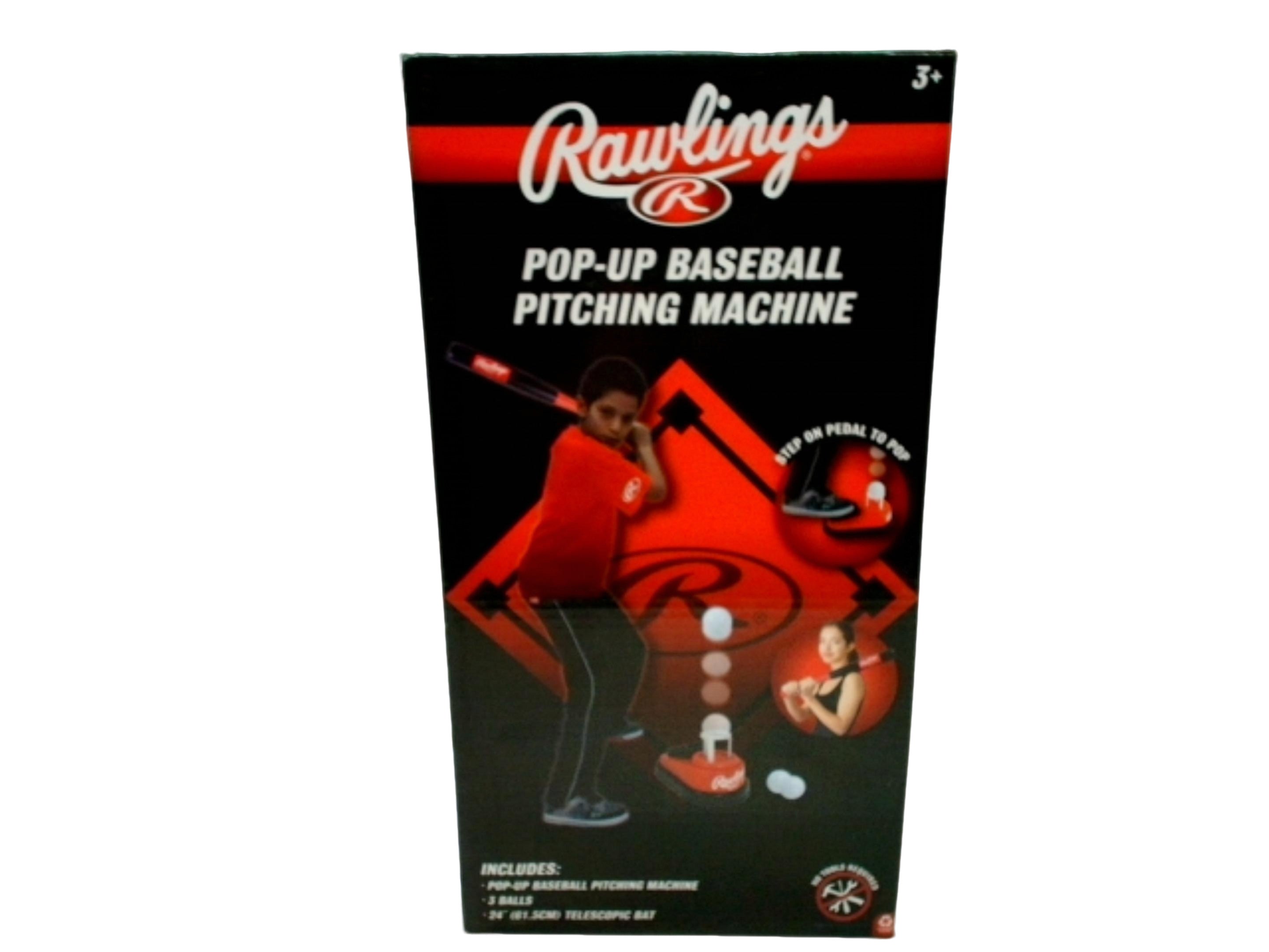 Rawlings Pop Up Pitching Machine Set - Includes Bat & Balls