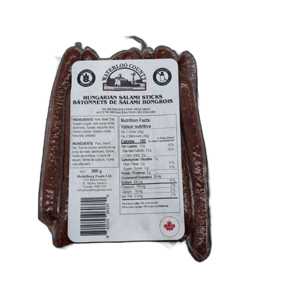 Hungarian Salami Sticks 300g | Brantford Surplus