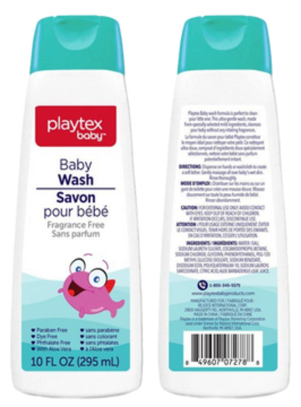 Playtex Baby Gentle Body Wash 10oz - Sensitive Skin Cleanser for Infants