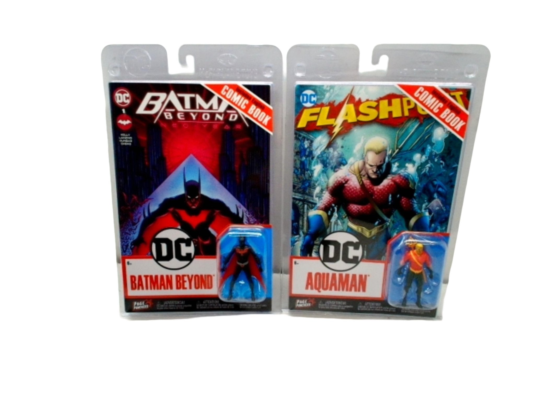 Batman Beyond or Aquaman Comic Set with 3" Action Figure – DC Collectibles