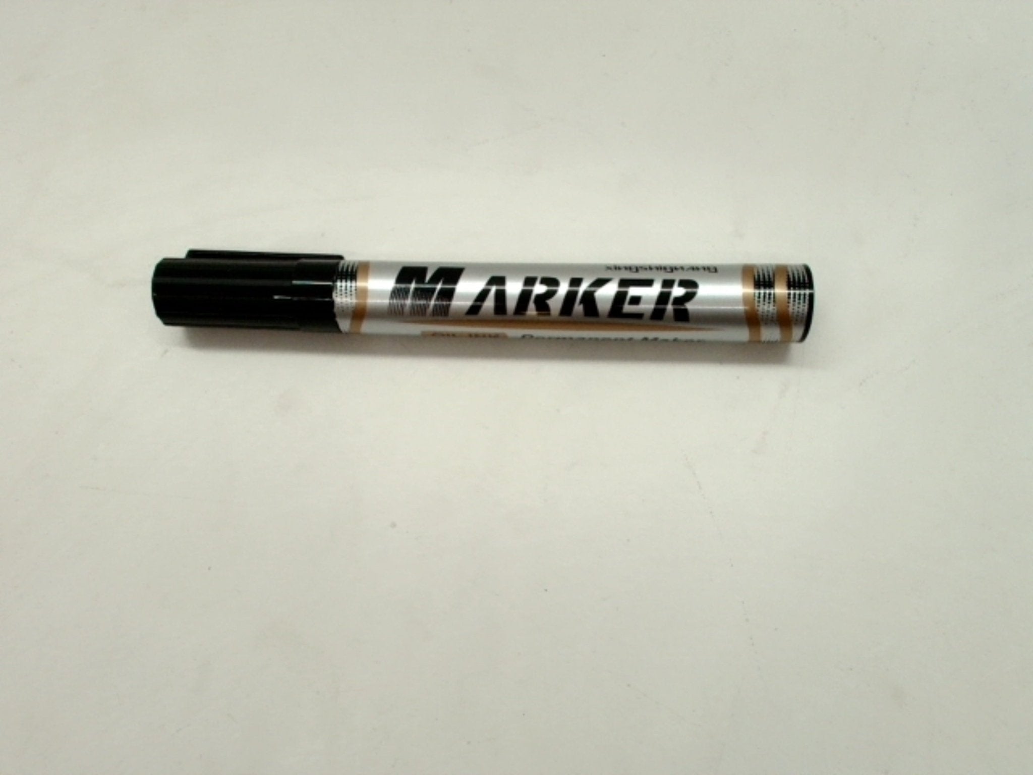 Long-Lasting Black Permanent Marker Oil-Based Ink 12 Pack for All Surfaces