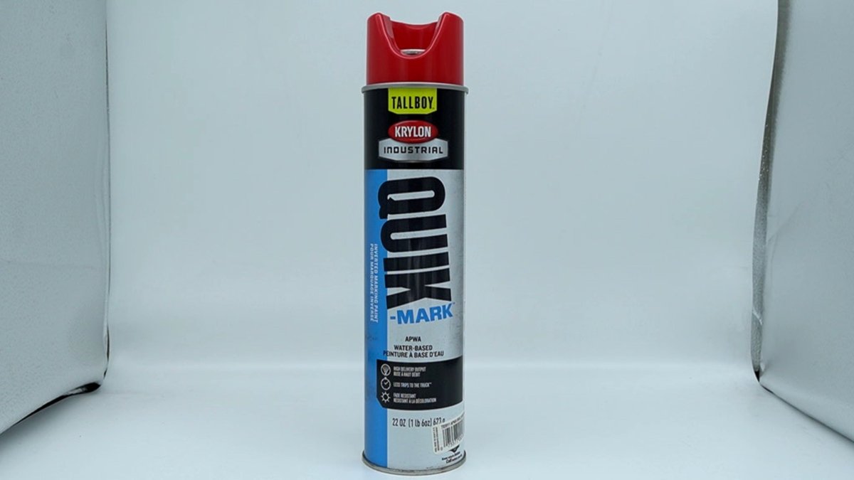 Brilliant Red Inverted Marking Paint 623g - Bold, Quick-Dry Coverage