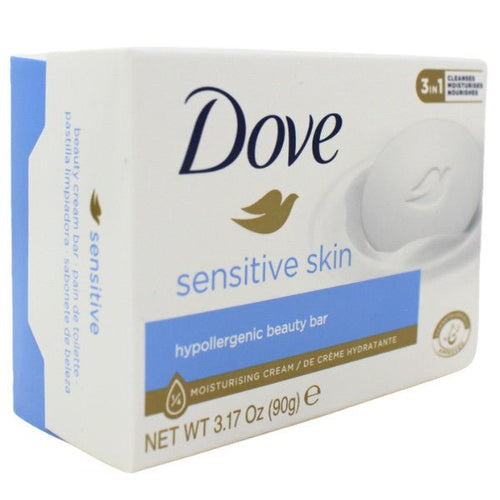 Dove Sensitive Skin Hypoallergenic Bar Soap 90g - Gentle, Fragrance ...
