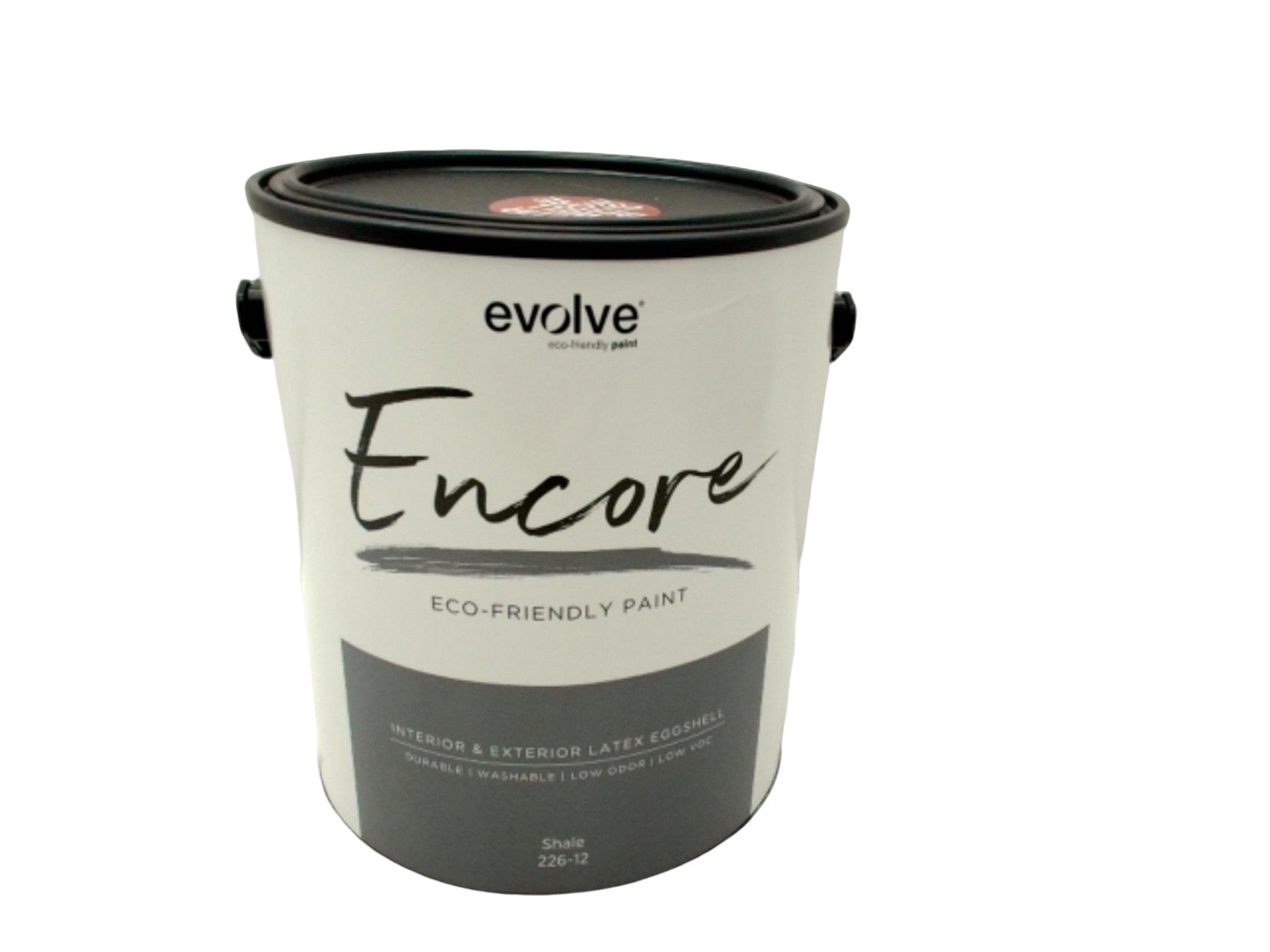 Evolve Shale Grey Paint - Eco-Friendly Latex Eggshell Finish, 1 Gallon