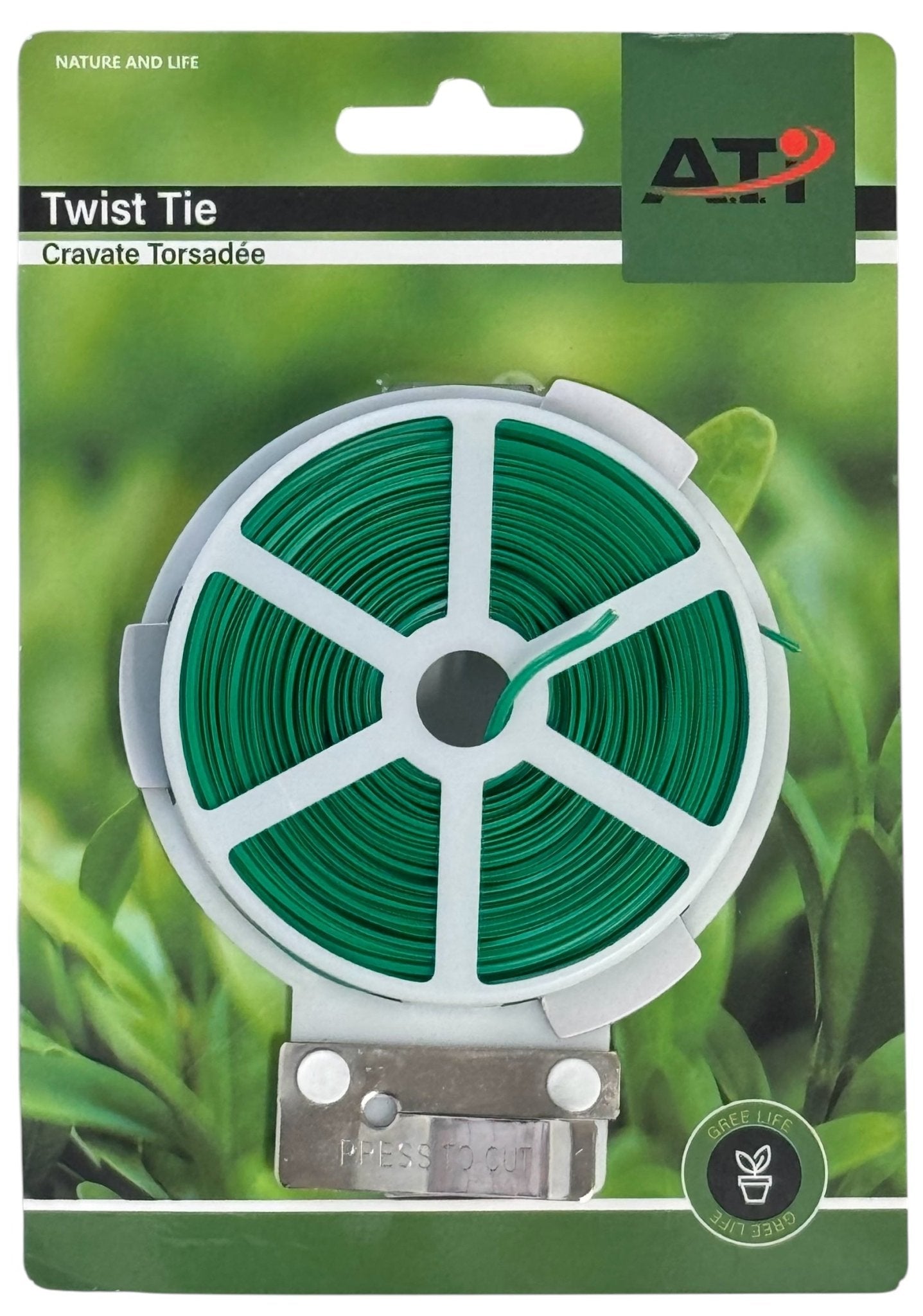 PVC Twist Tie Roll 50m: Durable 7.5cm Garden Wire for Easy Plant Support